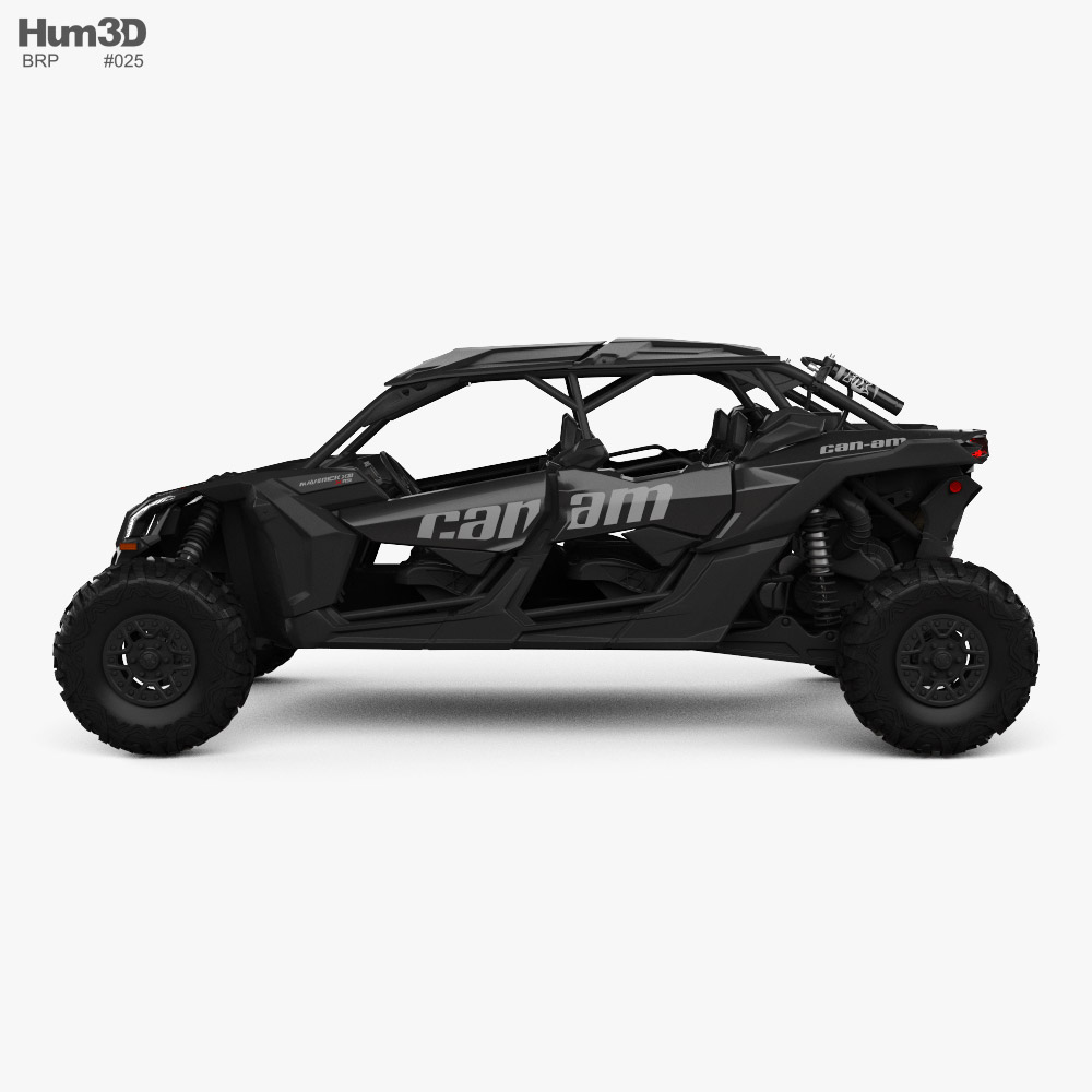 BRP Can-Am Maverick X3 MAX X RS Turbo RR 2025 3D model - Download ATV ...