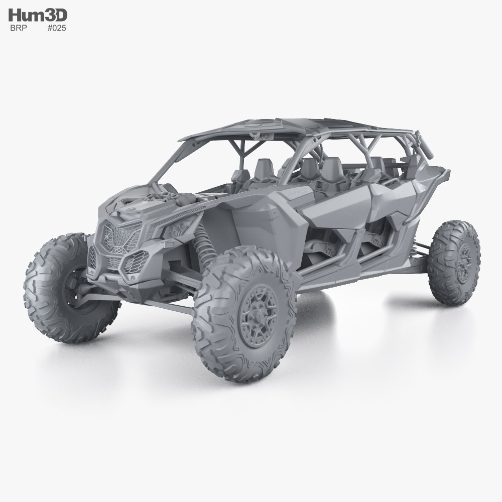BRP Can-Am Maverick X3 MAX X RS Turbo RR 2025 3D model - Download ATV ...
