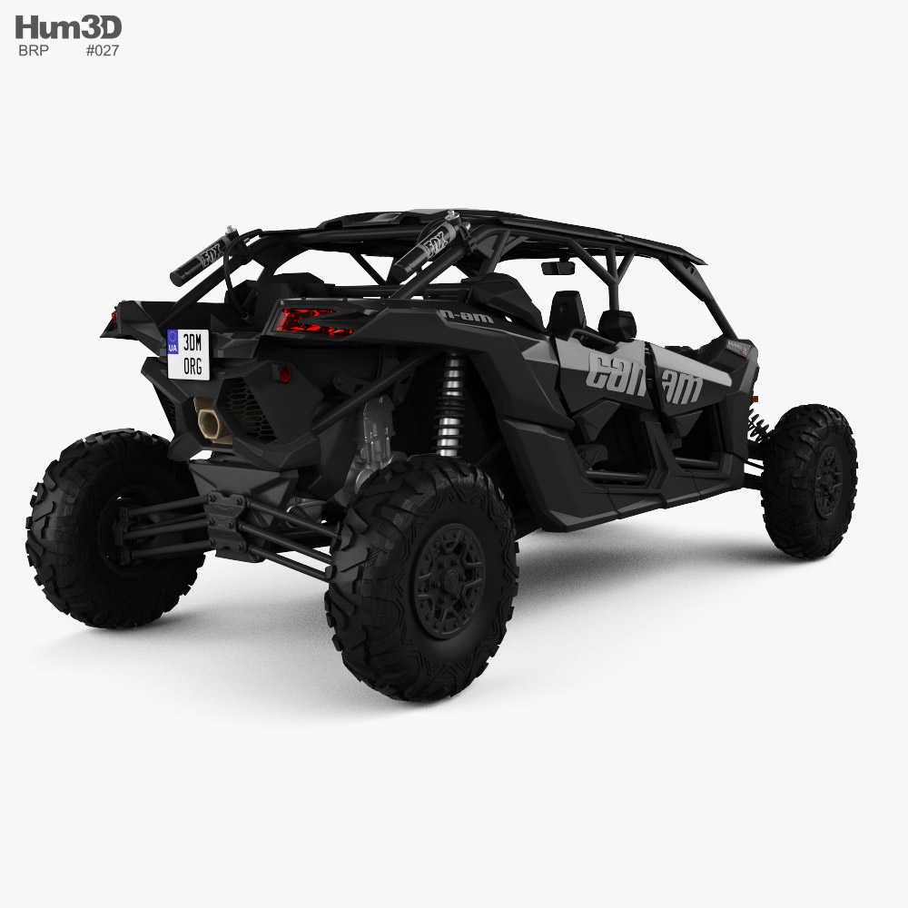 BRP Can-Am Maverick X3 MAX X RS Turbo RR con interior 2025 Modelo 3D ...