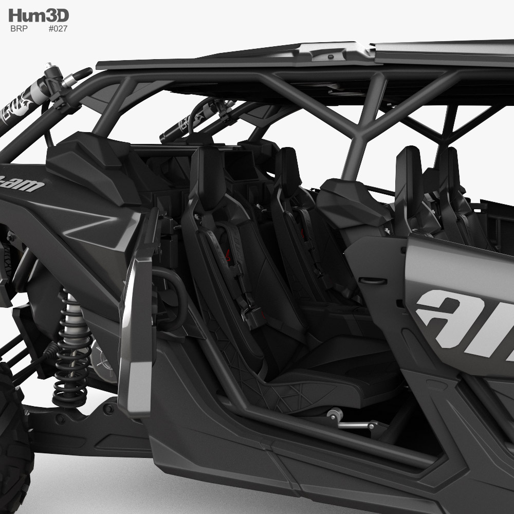 BRP Can-Am Maverick X3 MAX X RS Turbo RR con interior 2025 Modelo 3D ...