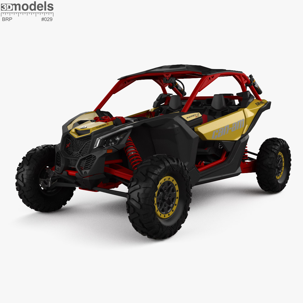 BRP Can-am Maverick X3 XRS with HQ interior and engine 2020 3D model ...