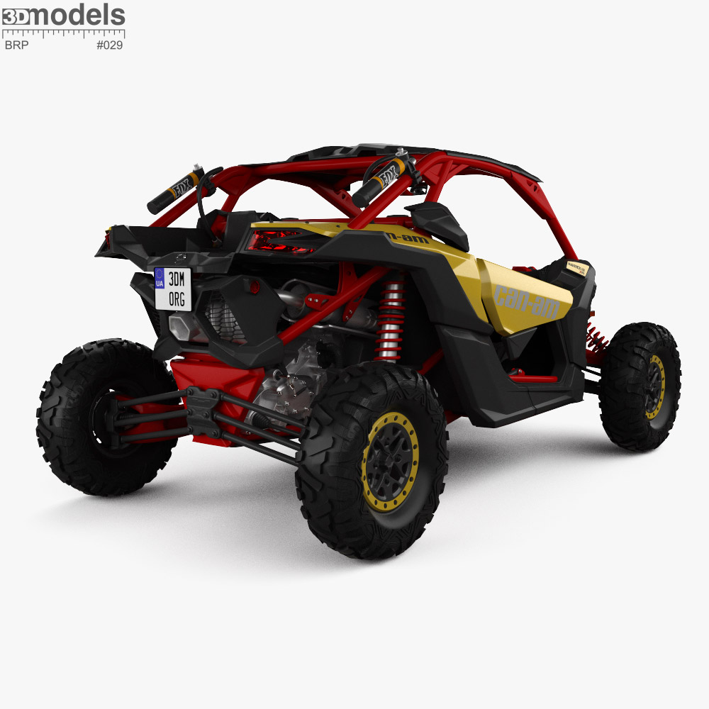 BRP Can-am Maverick X3 XRS with HQ interior and engine 2020 3D model ...