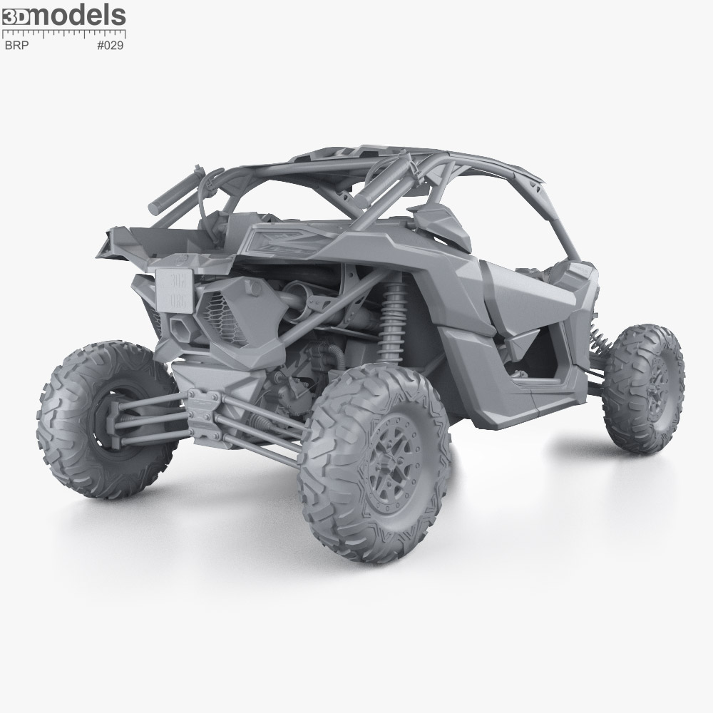 BRP Can-am Maverick X3 XRS with HQ interior and engine 2020 3D model ...