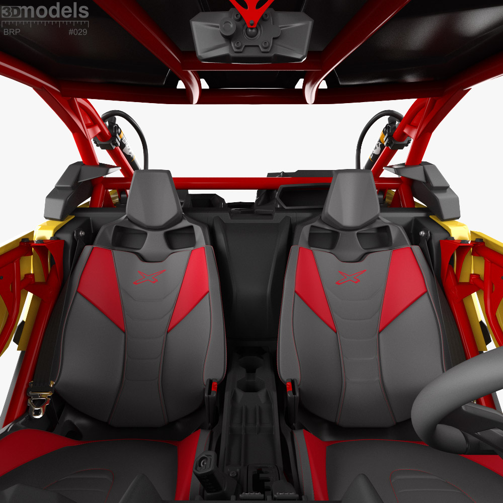 BRP Can-am Maverick X3 XRS with HQ interior and engine 2020 3D model ...