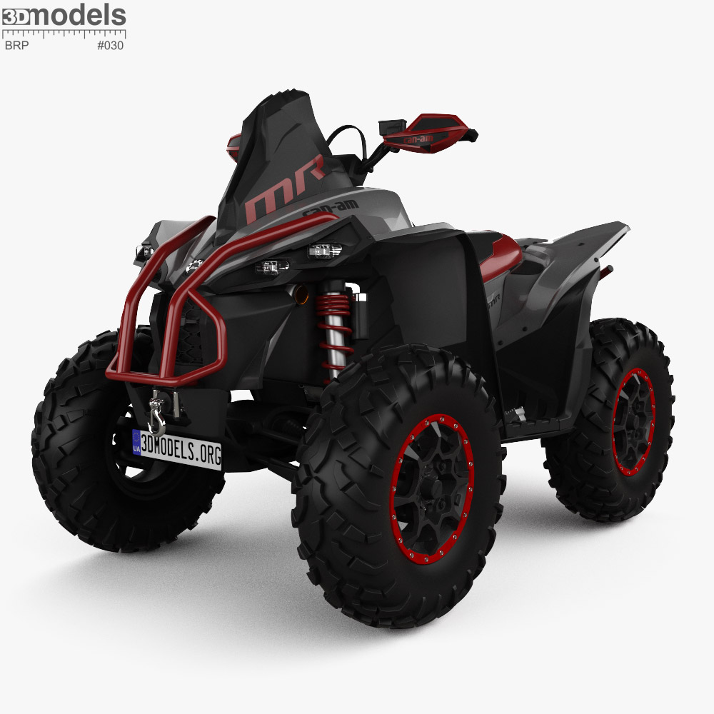 BRP Can-Am Renegade 1000R X MR 2025 3D model - Download ATV on 3DModels.org