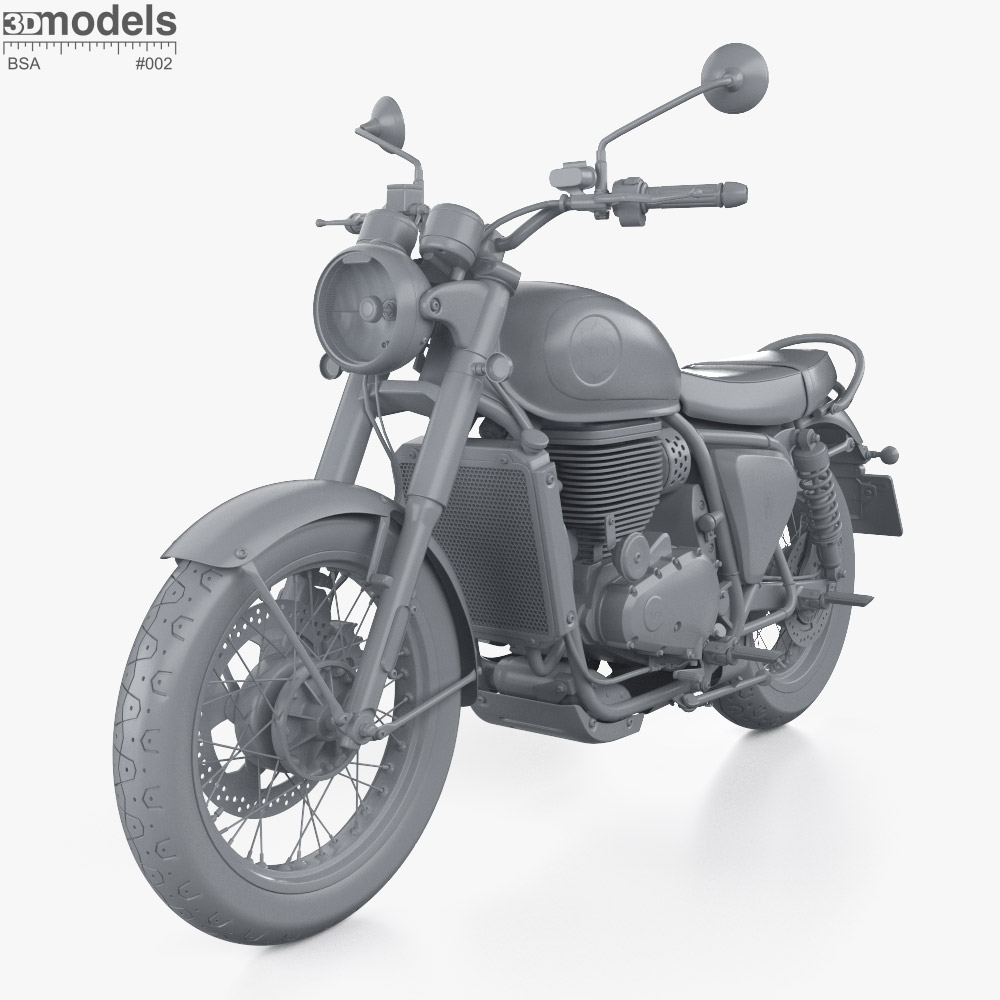 BSA Gold Star 650 2025 3D model - Download Motorcycle on 3DModels.org
