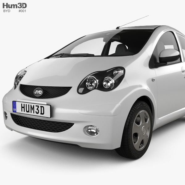 BYD F0 2013 Modelo 3D - Descargar Hatchback activado 3DModels.org