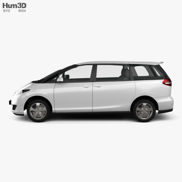 BYD M6 2013 3D model - Download Van on 3DModels.org