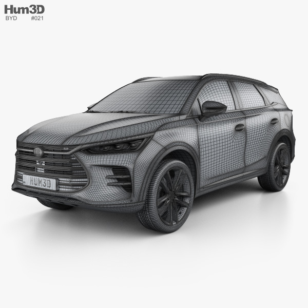 BYD Tang DM 2020 3D model - Download Crossover SUV on 3DModels.org