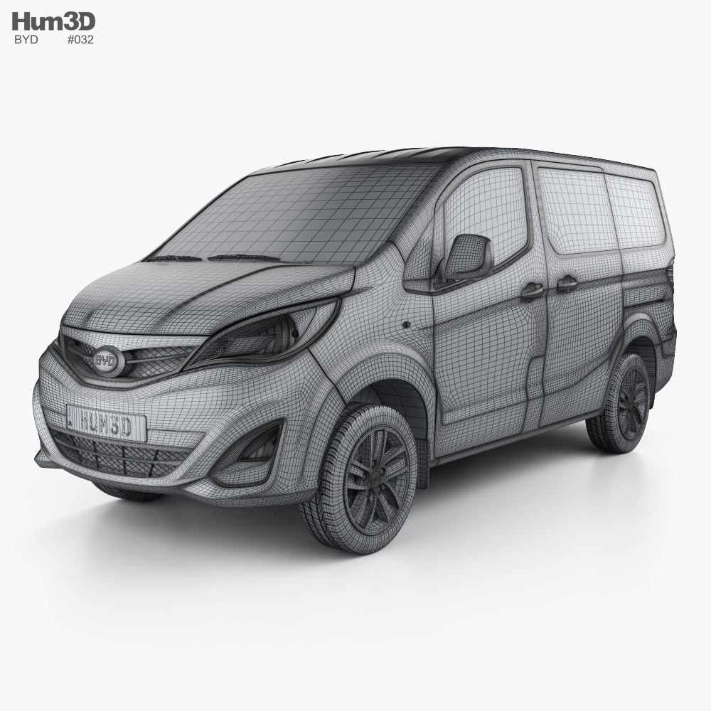 BYD M3 2017 Modelo 3D - Descargar Van on 3DModels.org