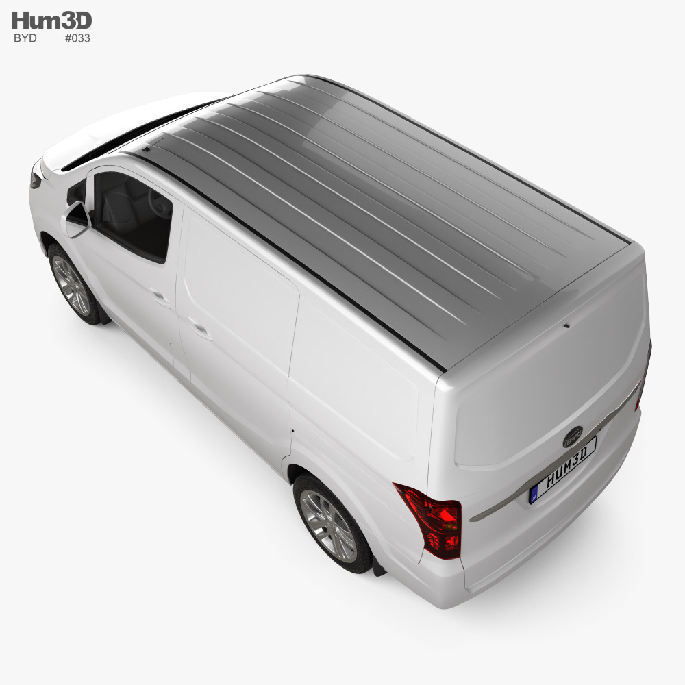 BYD T3 2017 3D model - Download Van on 3DModels.org