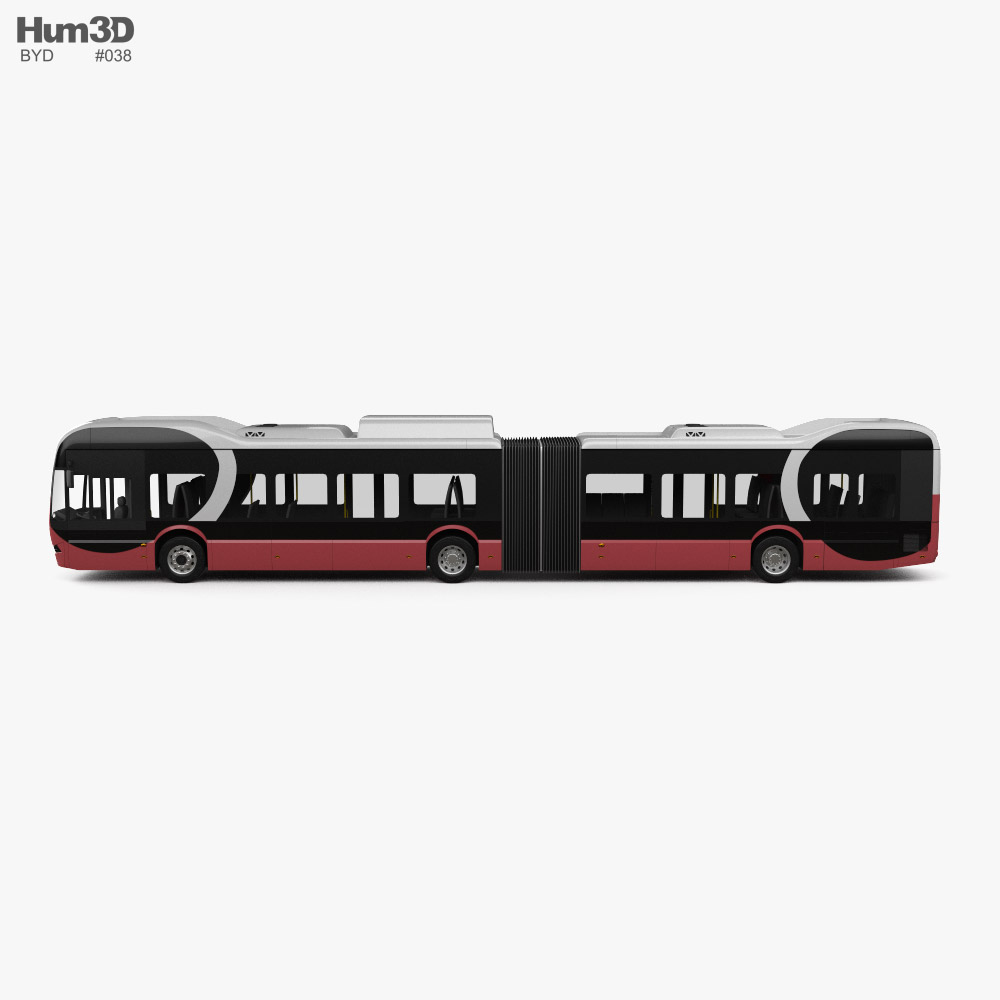 比亚迪 eBus 18米 2025 3D模型 - 下载 公共汽车 开启 3DModels.org