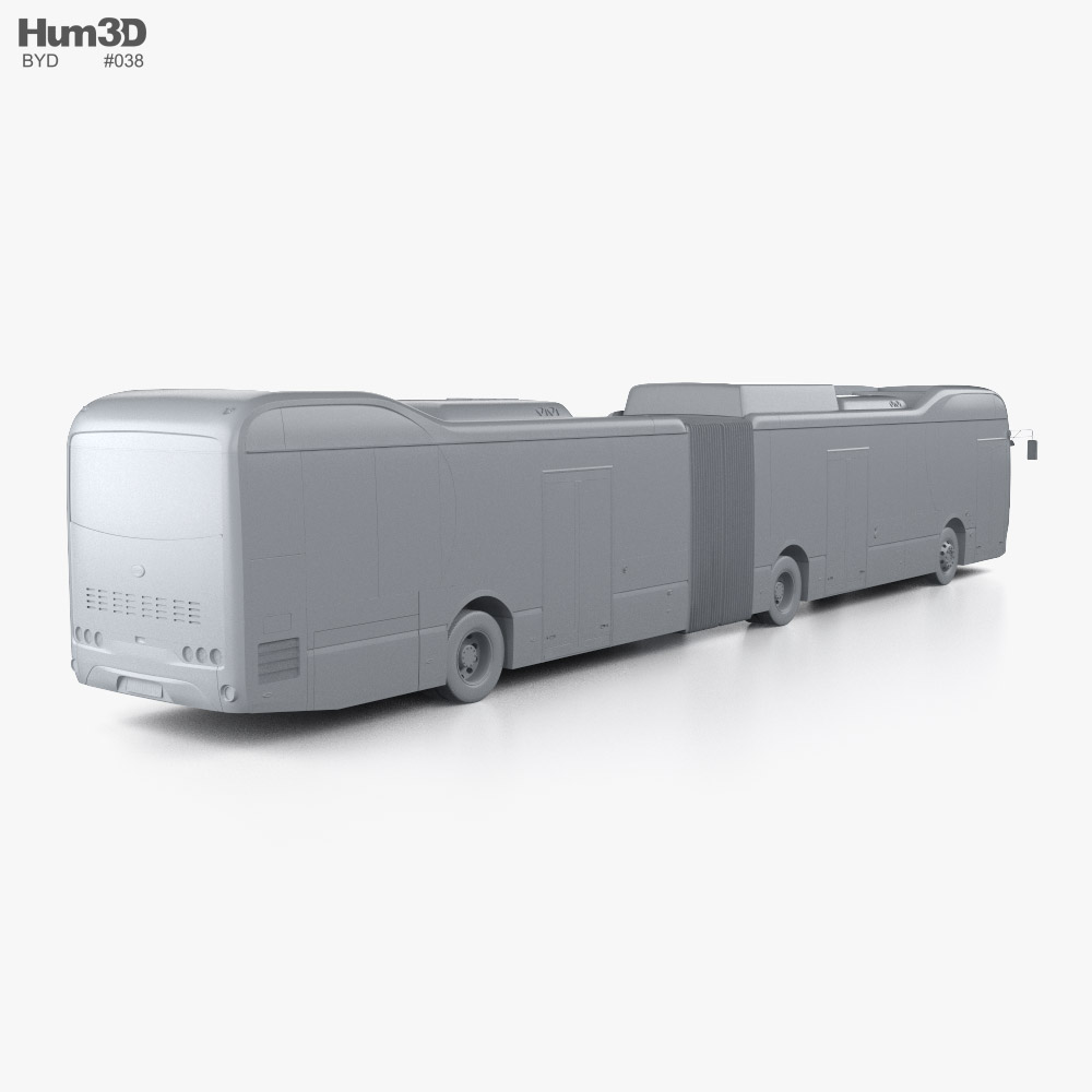 BYD eBus 18m 2025 3D model - Download Bus on 3DModels.org