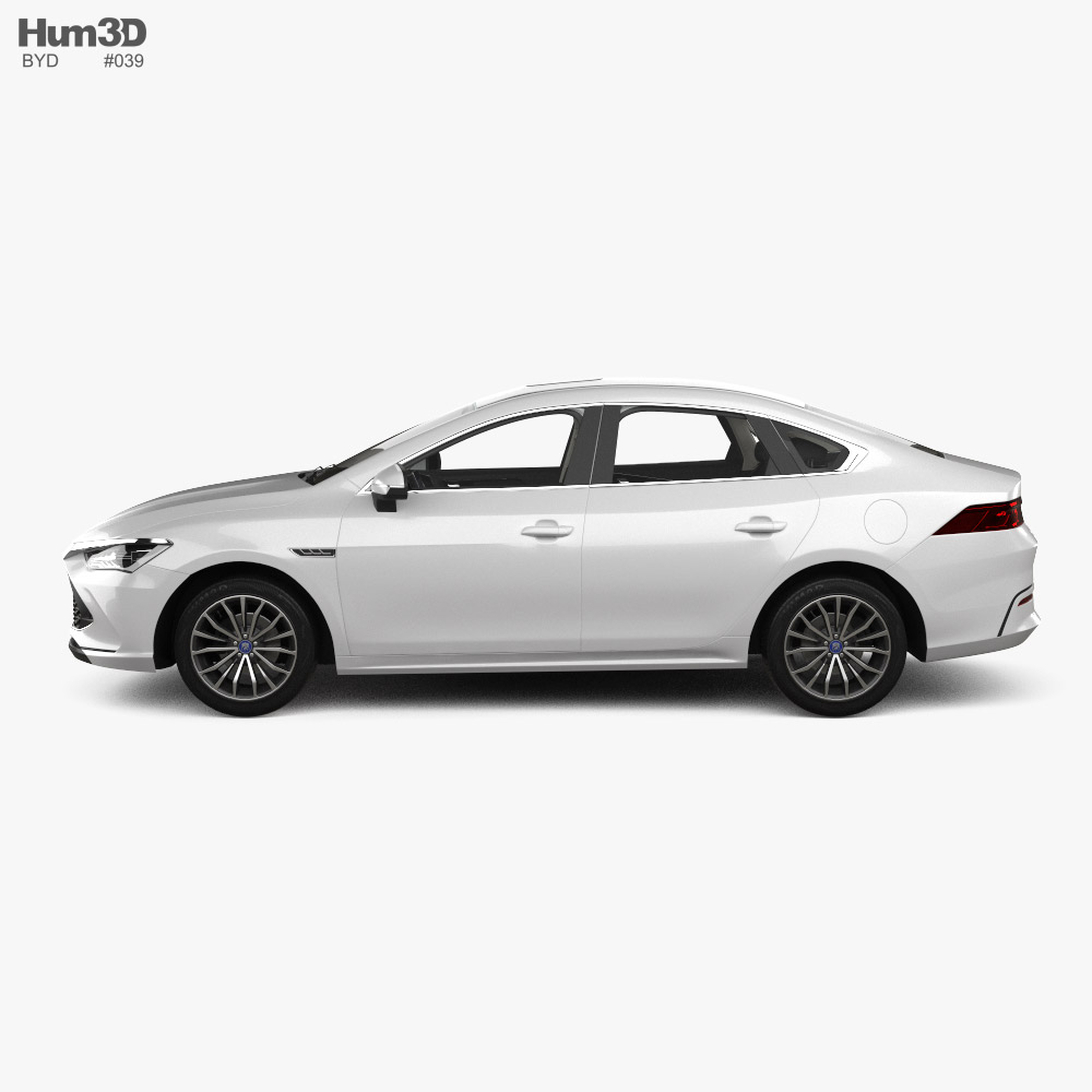 BYD Qin Plus 带内饰 2024 3D模型 - 下载 Sedan 开启 3DModels.org