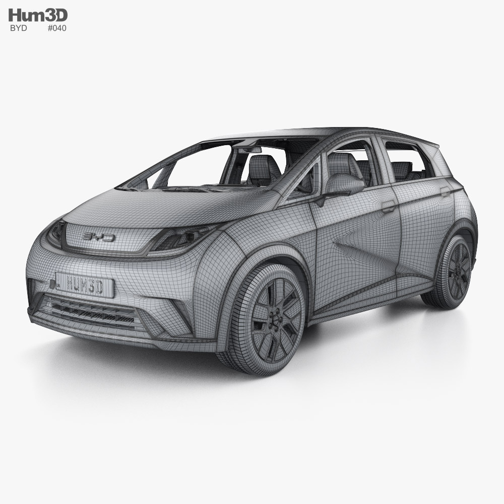 BYD EA1 with HQ interior 2024 3D model - Download Hatchback on 3DModels.org