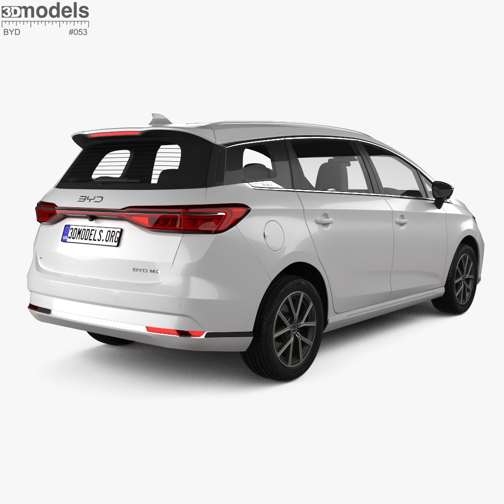 BYD M6 2025 3D model - Download Van on 3DModels.org