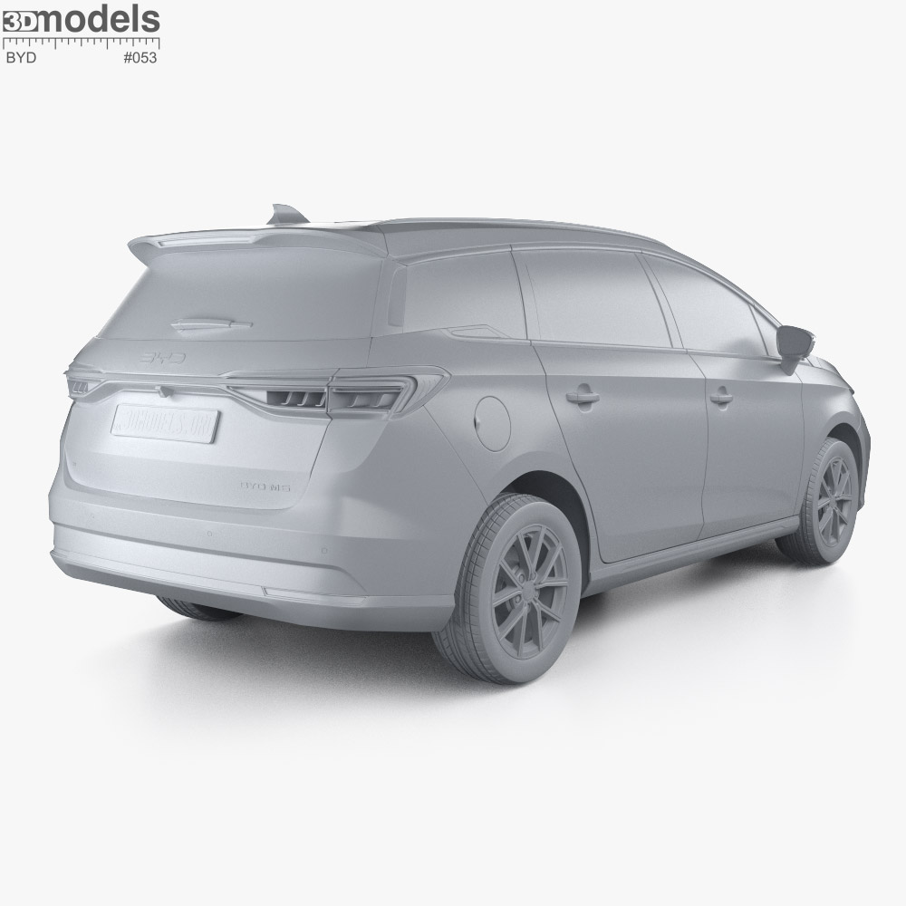 BYD M6 2025 3D model - Download Van on 3DModels.org