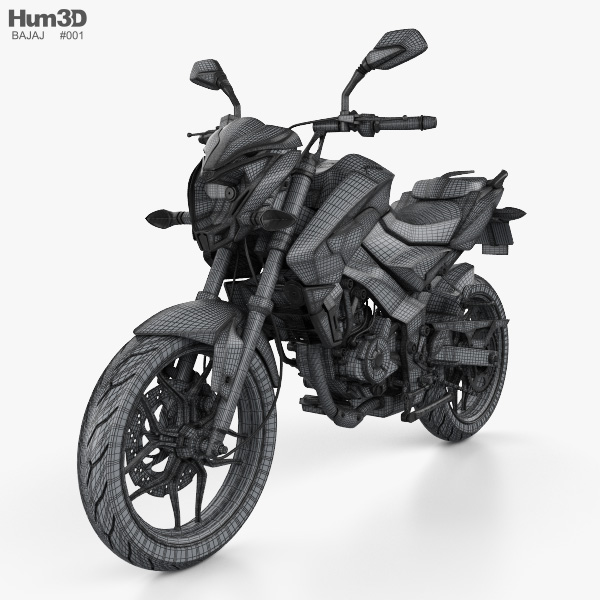 Bajaj Pulsar 200 2012 Modelo 3D - Descargar Motocicletas activado ...