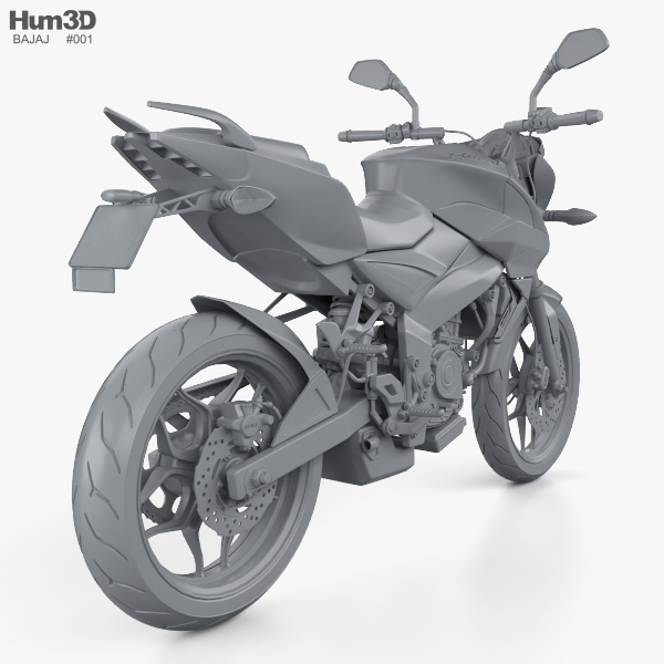 Bajaj Pulsar 200 2012 Modelo 3D - Descargar Motocicletas activado ...