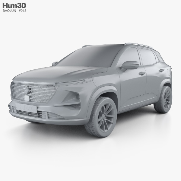 Baojun RS-3 2022 3D model - Download Crossover SUV on 3DModels.org