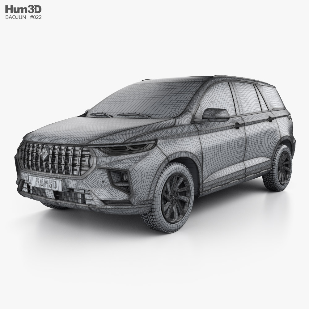 Baojun RS-7 2022 3D 모델 - 다운로드 Crossover SUV on 3DModels.org