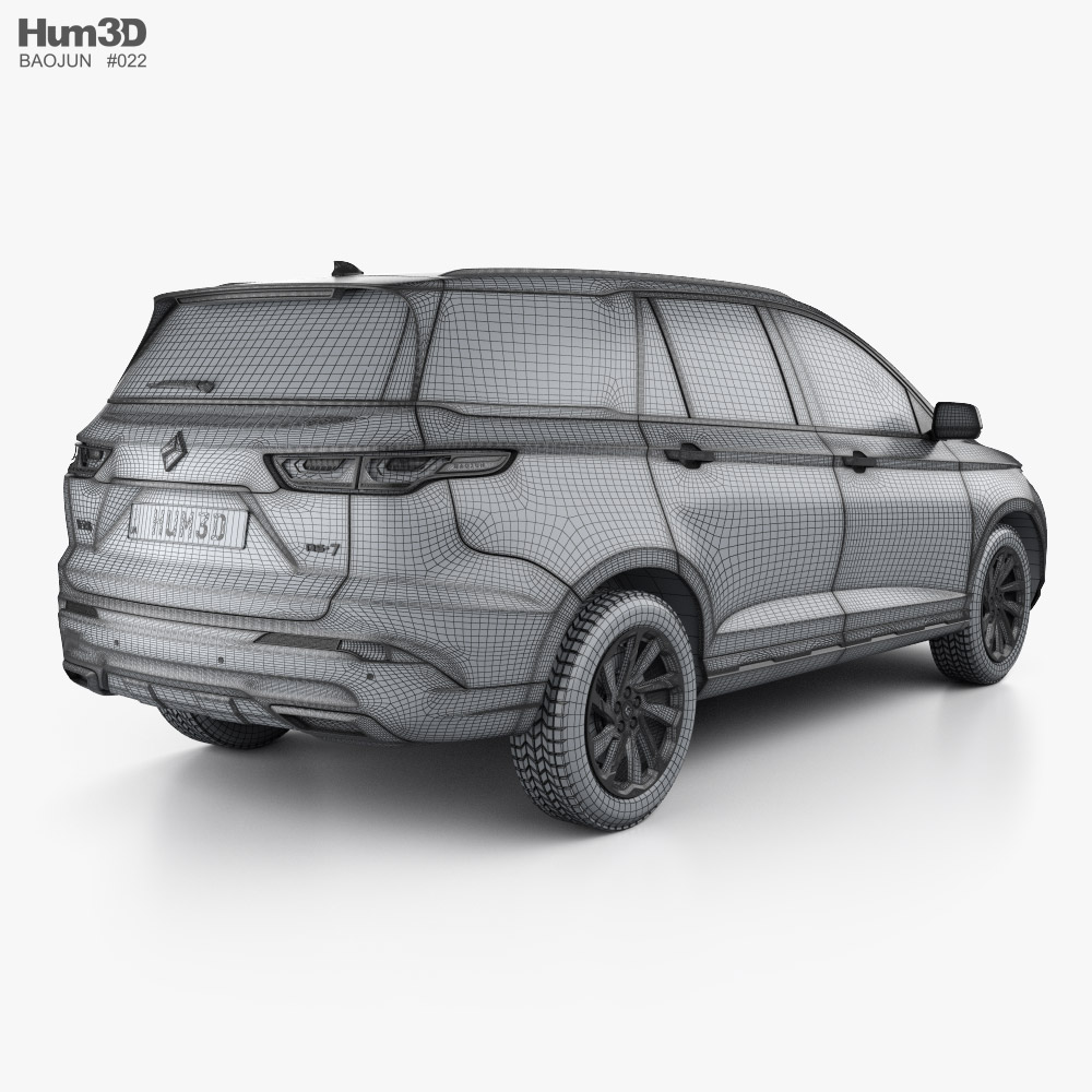 Baojun RS-7 2022 3Dモデル - ダウンロード Crossover SUV on 3DModels.org