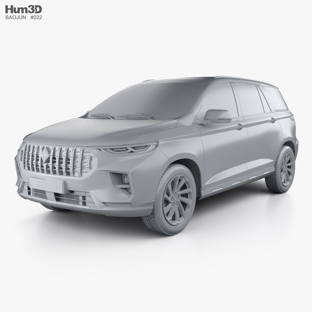 Baojun RS-7 2022 3D model - Download Crossover SUV on 3DModels.org