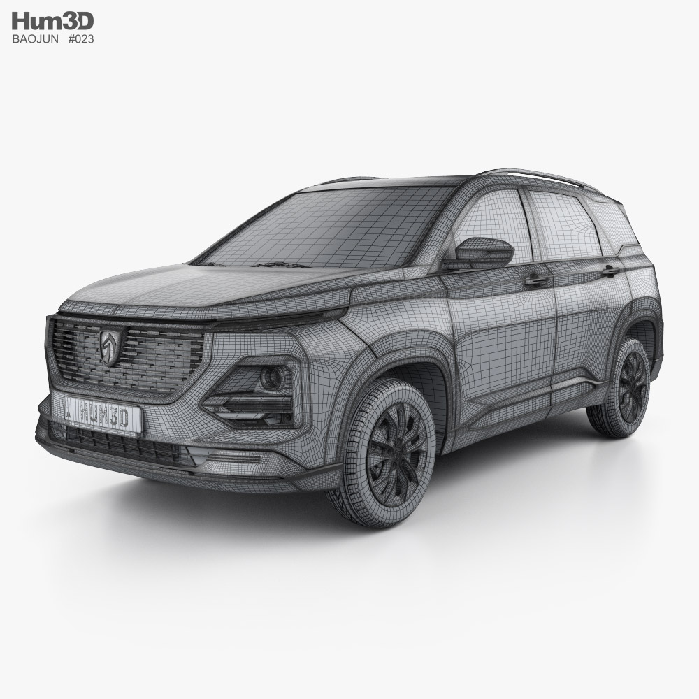 Baojun 530 2023 3D model - Download Crossover SUV on 3DModels.org
