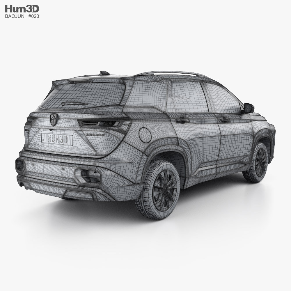 Baojun 530 2023 3D model - Download Crossover SUV on 3DModels.org