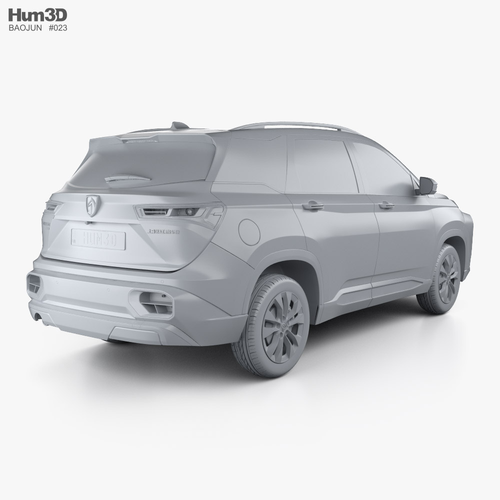 Baojun 530 2023 3D model - Download Crossover SUV on 3DModels.org
