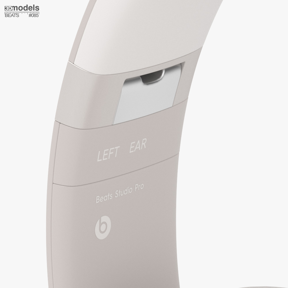 Beats Studio Pro Sandstone 3D model - Download Audio Devices on ...
