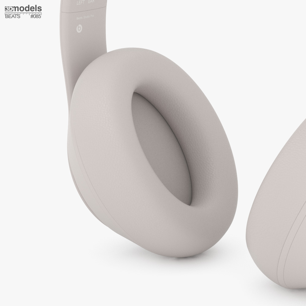 Beats Studio Pro Sandstone 3D model - Download Audio Devices on ...