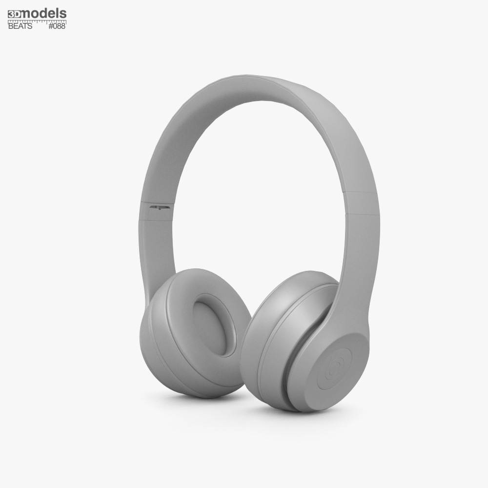 Beats Solo 4 Slate Blue 3D model - Download Audio Devices on 3DModels.org