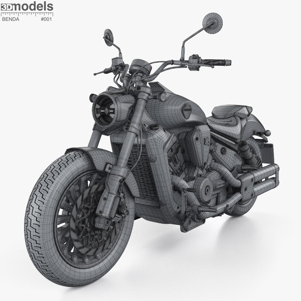 Benda DarkFlag 500 2025 3D model - Download Motorcycle on 3DModels.org