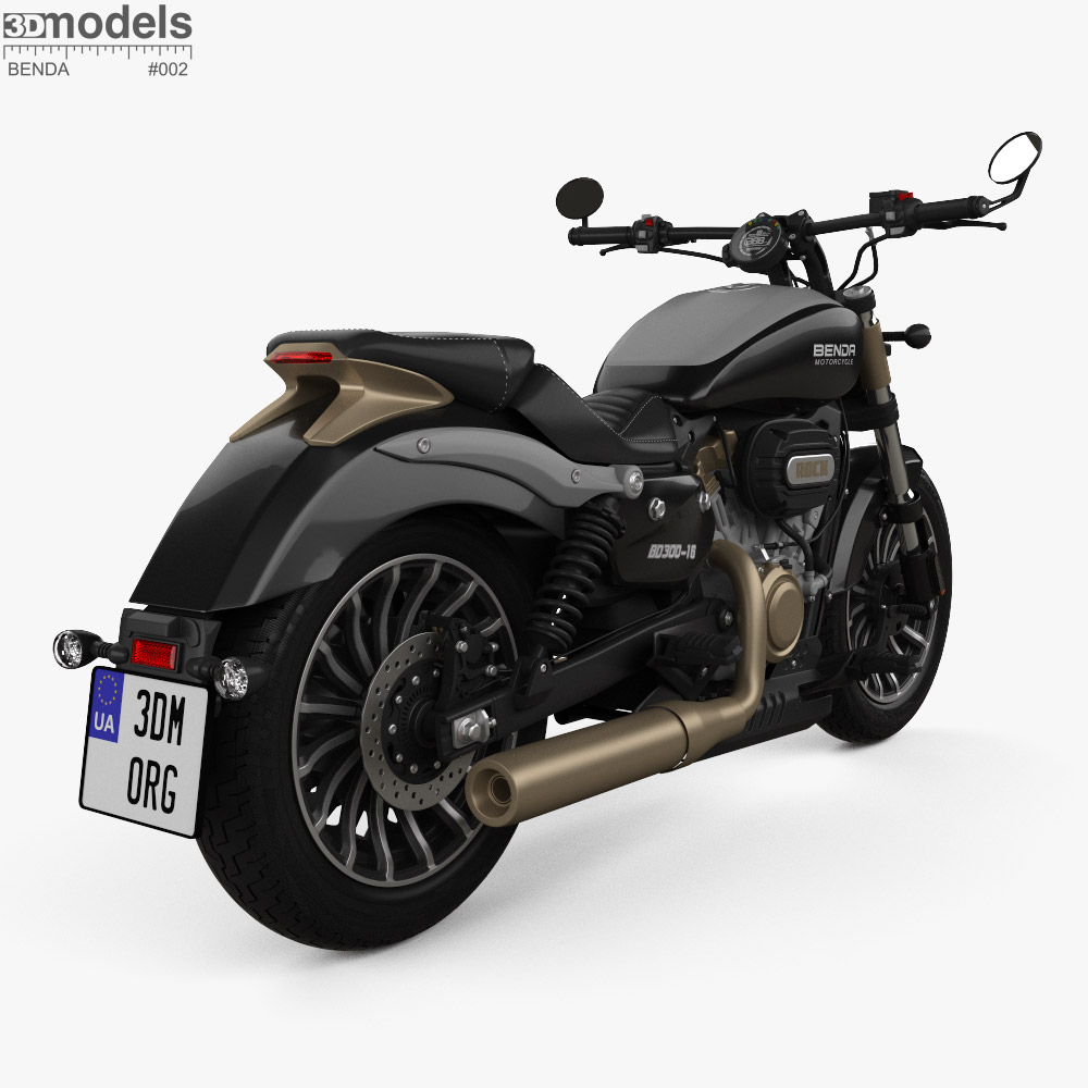 벤다 록 300 2025 3D 모델 - 다운로드 모터사이클 on 3DModels.org