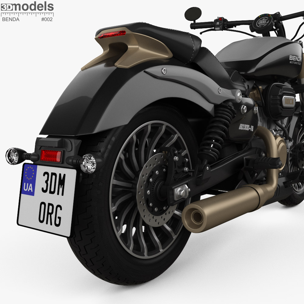 Benda Rock 300 2025 3D model - Download Motorcycle on 3DModels.org