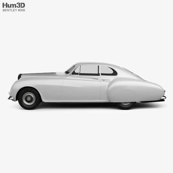 Bentley R-Type Continental 1952 3D model - Download Sports car on ...