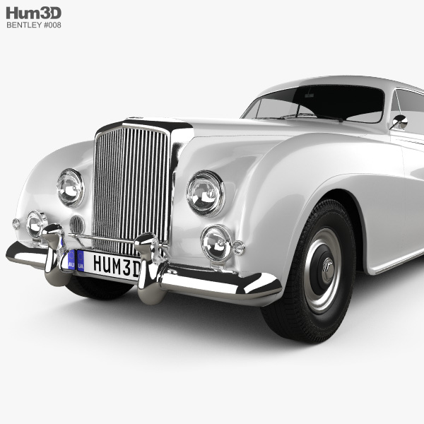 Bentley R-Type Continental 1952 3D model - Download Sports car on ...