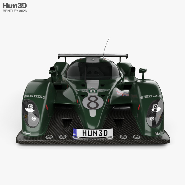 Bentley Speed 8 2004 3D model - Download Sports car on 3DModels.org