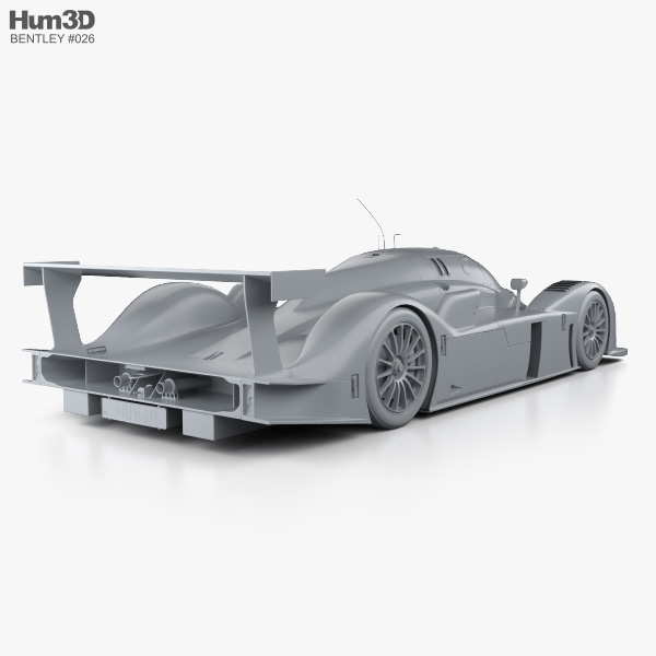 Bentley Speed 8 2004 3D model - Download Sports car on 3DModels.org