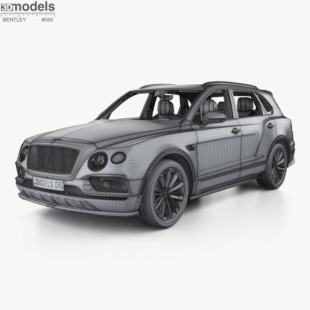 Bentley Bentayga Speed US-spec with HQ interior and engine 2023 3D ...
