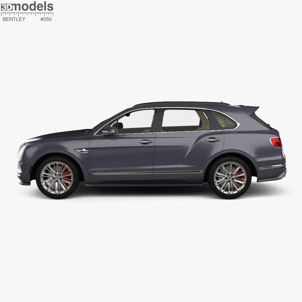 Bentley Bentayga Speed US-spec with HQ interior and engine 2023 3D ...