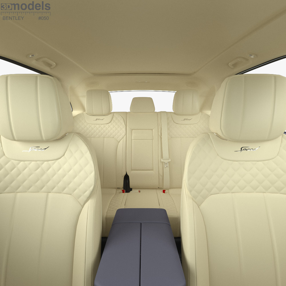 Bentley Bentayga Speed US-spec with HQ interior and engine 2023 3D ...