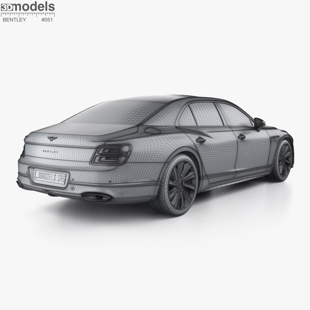 Bentley Flying Spur Mulliner 2025 3D model - Download Sedan on 3DModels.org