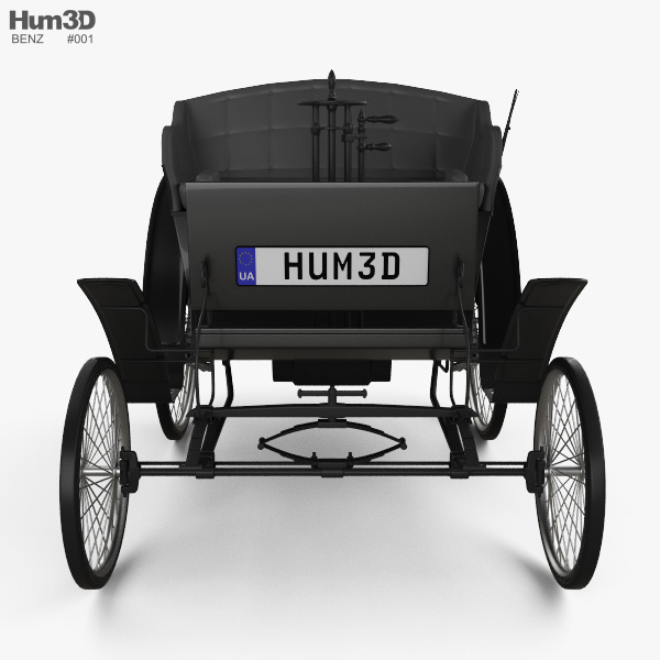 Benz Velo 1894 3D model - Download 1880-1929 on 3DModels.org