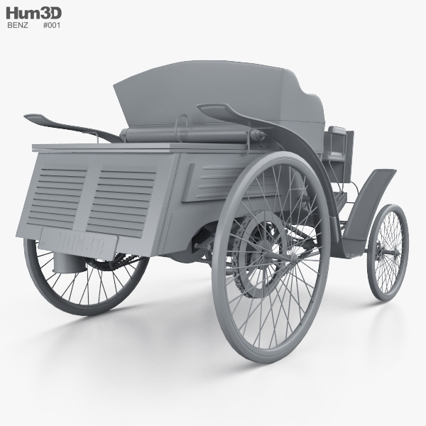 Benz Velo 1894 3D model - Download 1880-1929 on 3DModels.org