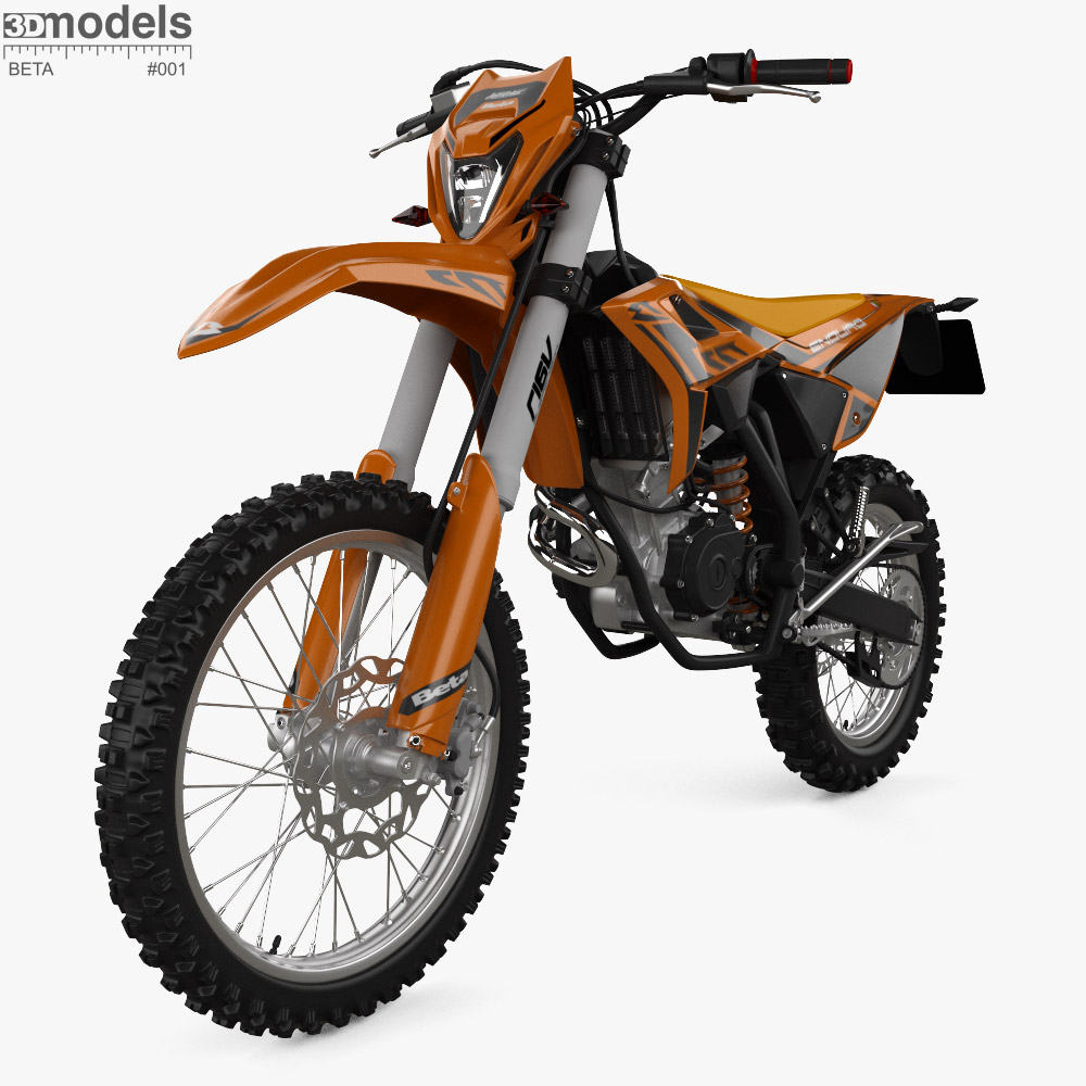 Beta RR 125 R 4T 2025 3D model - Download Motorcycle on 3DModels.org
