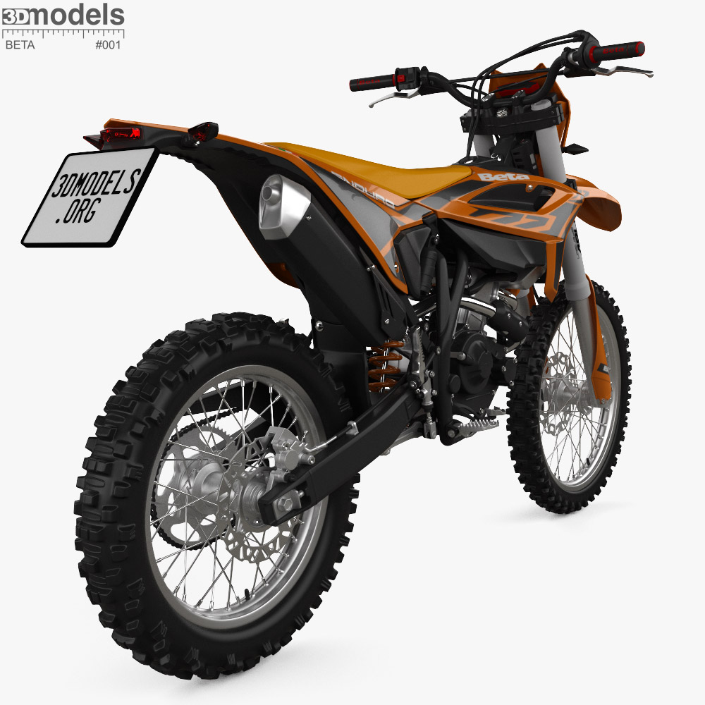 Beta RR 125 R 4T 2025 3D model - Download Motorcycle on 3DModels.org