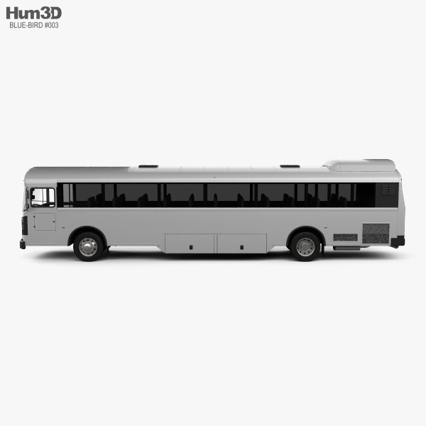 Blue Bird T3 RE L5 bus 2016 3D model - Download Bus on 3DModels.org