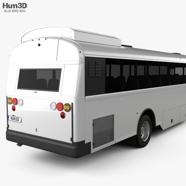 Blue Bird T3 RE L5 bus 2016 3D model - Download Bus on 3DModels.org